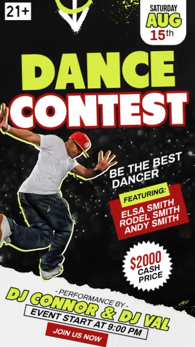 Dance Contest Template | PosterMyWall