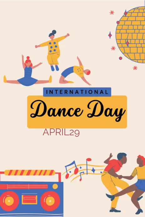 Dance Day Template | PosterMyWall