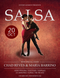 Salsa Dance Studio Flyer Ad Template | PosterMyWall