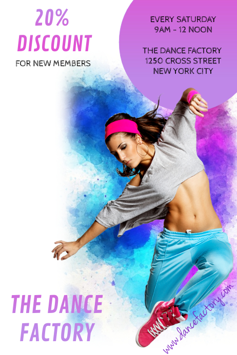 Dance Template | PosterMyWall