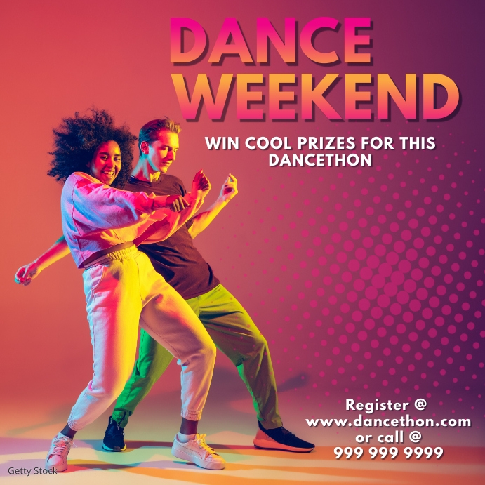 dance Template | PosterMyWall