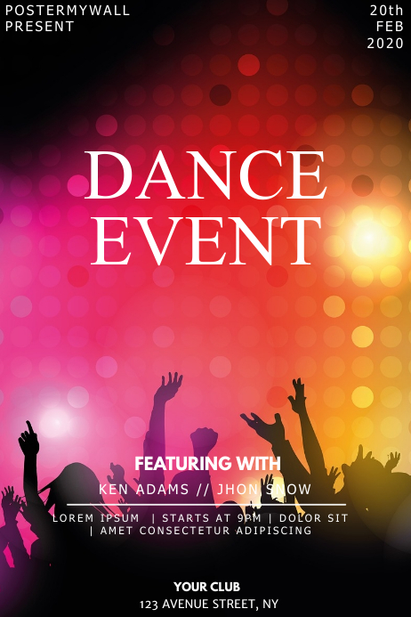 Copy of Dance event flyer template | PosterMyWall