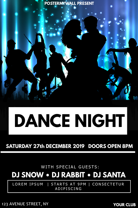 Copy of Dance event party flyer template | PosterMyWall