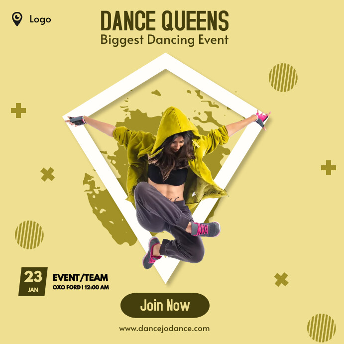 Dance Event Party Poster Design Template | PosterMyWall