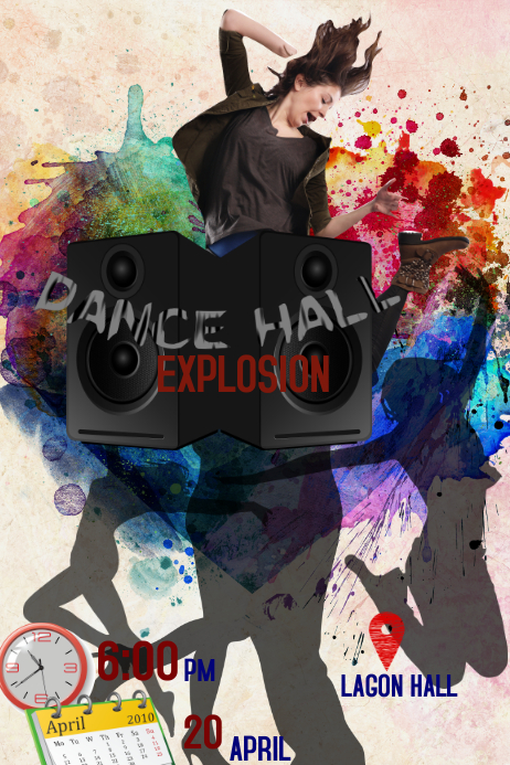 Dance hall flyer Template | PosterMyWall