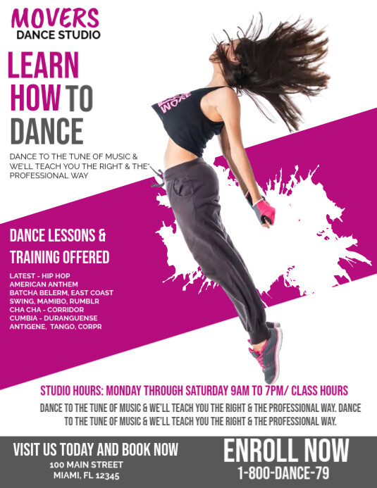 Dance Lesson Template | PosterMyWall