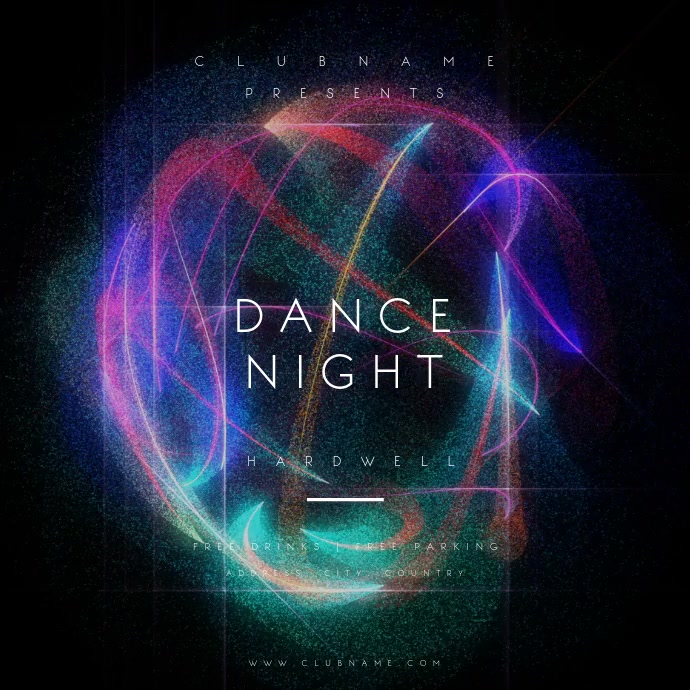 Copy of Dance Night | PosterMyWall