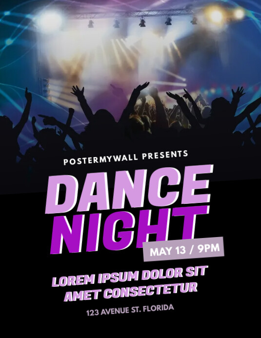 Dance Night Template | PosterMyWall