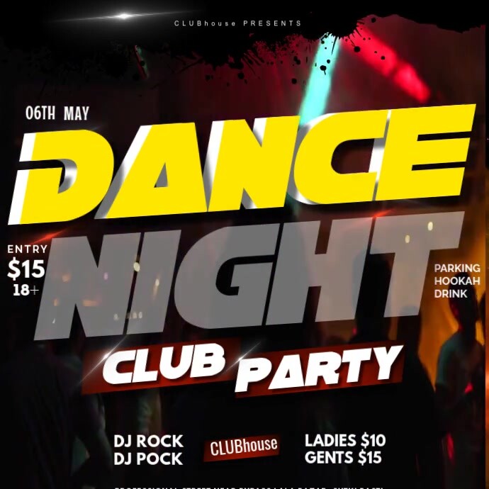 Dance night Template | PosterMyWall