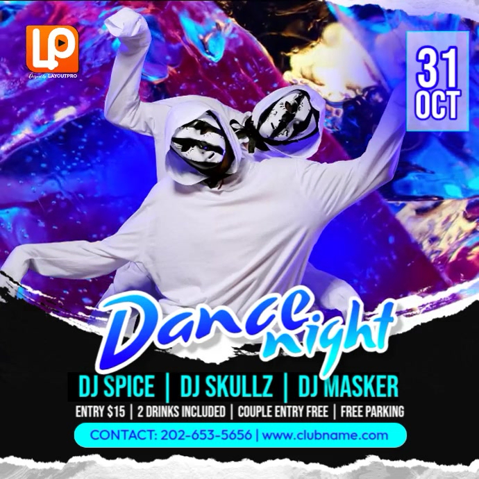 Dance Night Template | PosterMyWall