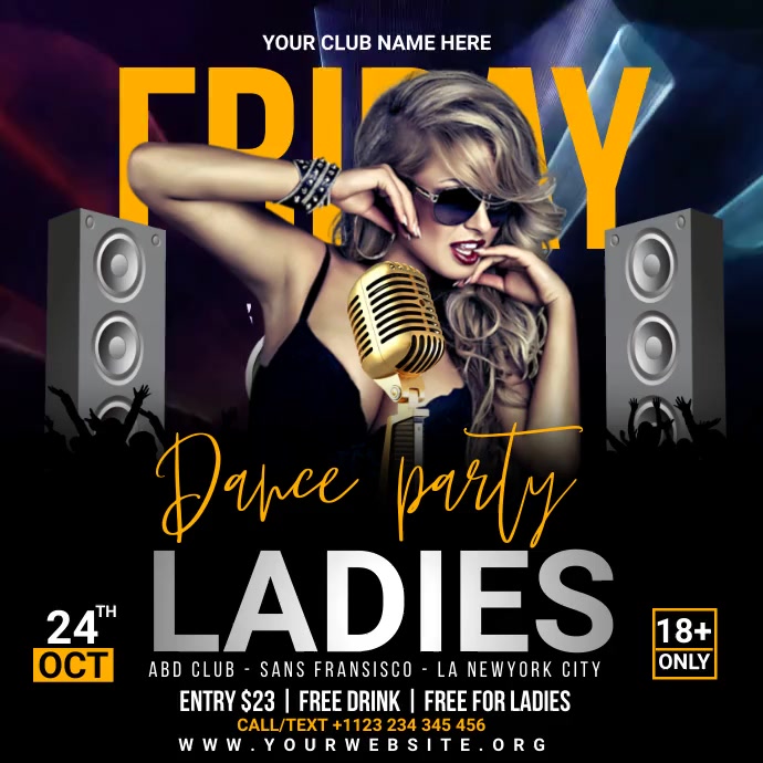 dance night Template | PosterMyWall