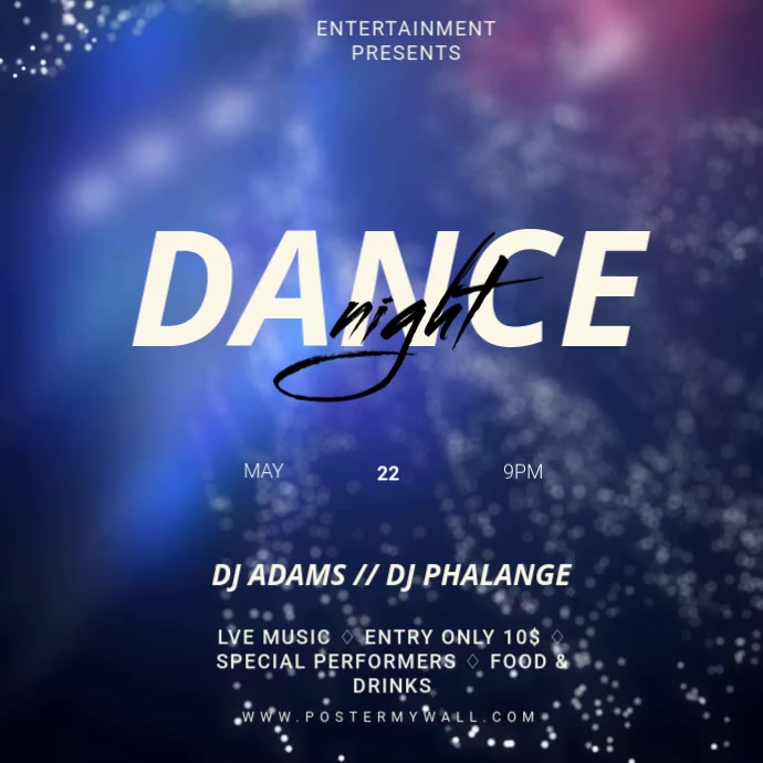 dance night Template | PosterMyWall