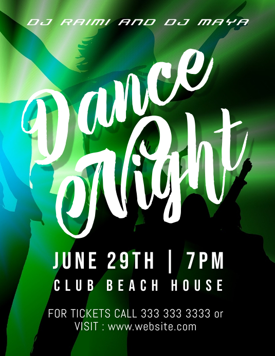 Plantilla de Noche de Baile de | PosterMyWall