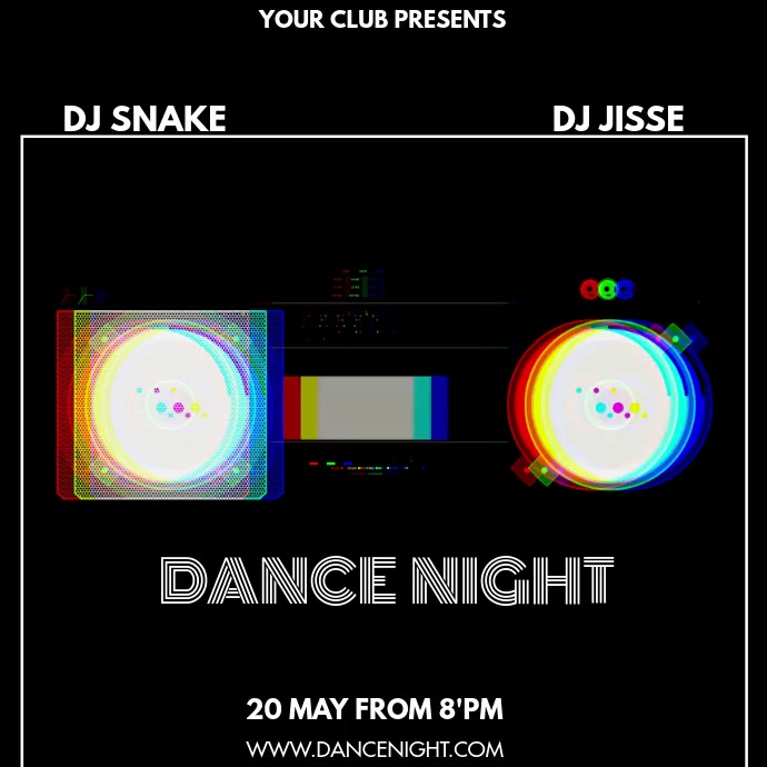 DANCE NIGHT Template | PosterMyWall