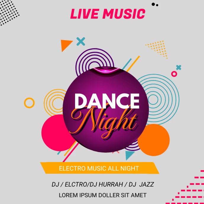 Copy of Dance night design | PosterMyWall