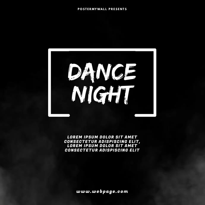 DANCE NIGHT Template | PosterMyWall