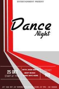 Dance night flyer template | PosterMyWall