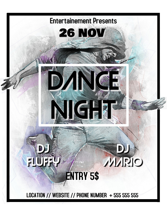 Copy of Dance Night Flyer | PosterMyWall