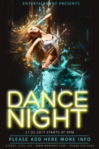 Pool Night Poster Template | PosterMyWall