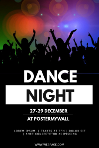 Dance night flyer template | PosterMyWall