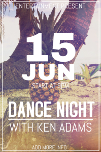 Dance night flyer template | PosterMyWall