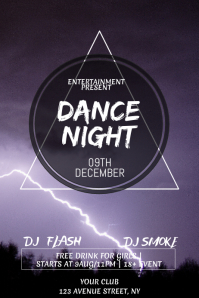 dance night flyer template | PosterMyWall