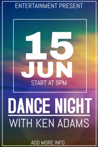 Dance night flyer template | PosterMyWall