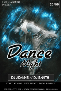 Dance night flyer template | PosterMyWall