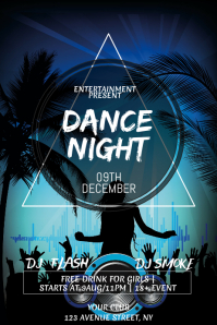 dance night flyer template | PosterMyWall