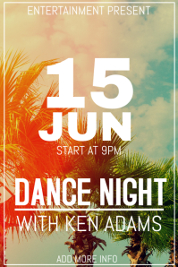 Dance night flyer template | PosterMyWall