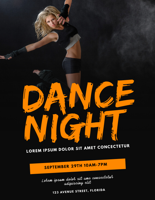 Dance Night Party Flyer Template | PosterMyWall