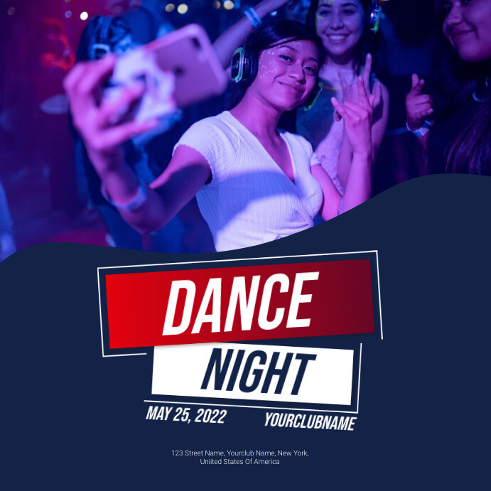 Dance Night Poster Event เทมเพลต | PosterMyWall