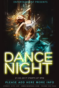 Dance Competition flyer template for Dance competition | PosterMyWall