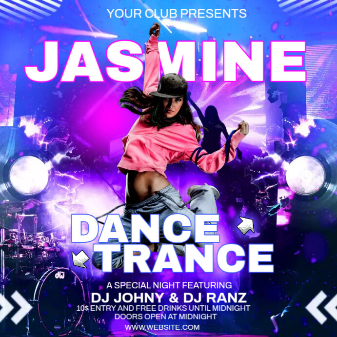 Plantilla de Dance Party Ads | PosterMyWall