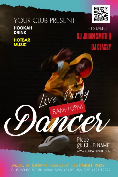 Dance Party Template | PosterMyWall