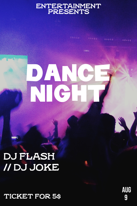 Dance party Template | PosterMyWall