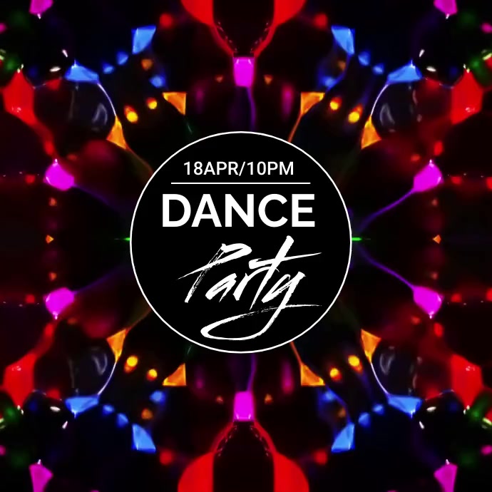 DANCE PARTY Template | PosterMyWall