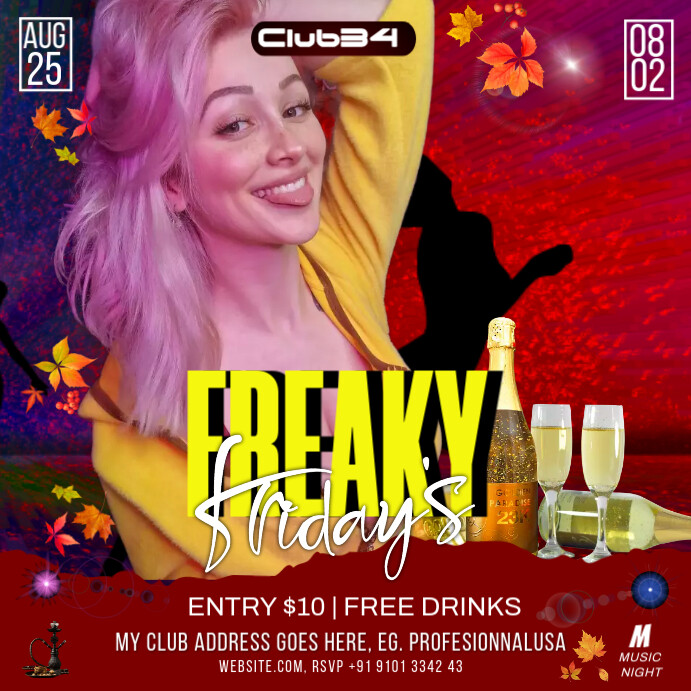 dance party Template | PosterMyWall