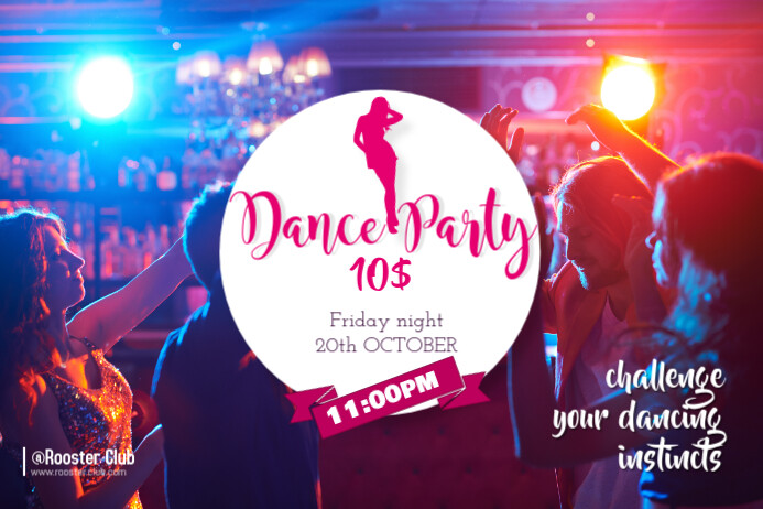 Dance party Template | PosterMyWall