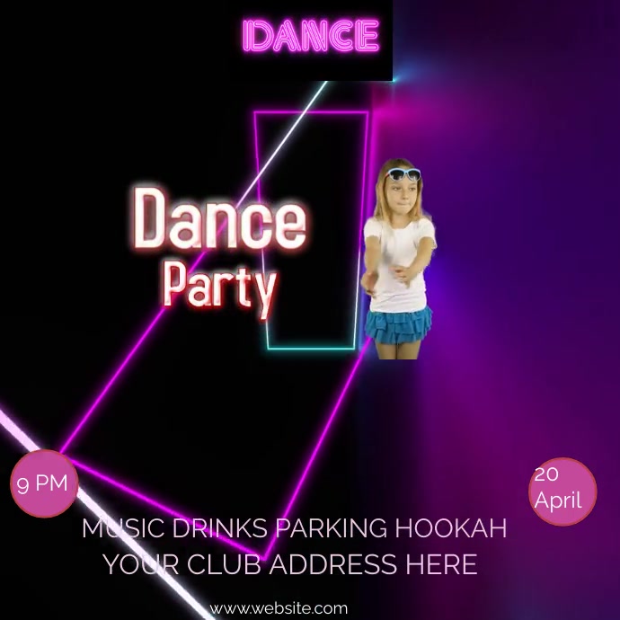 Dance party Template | PosterMyWall