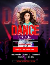 Dance Party Flyer Template | PosterMyWall