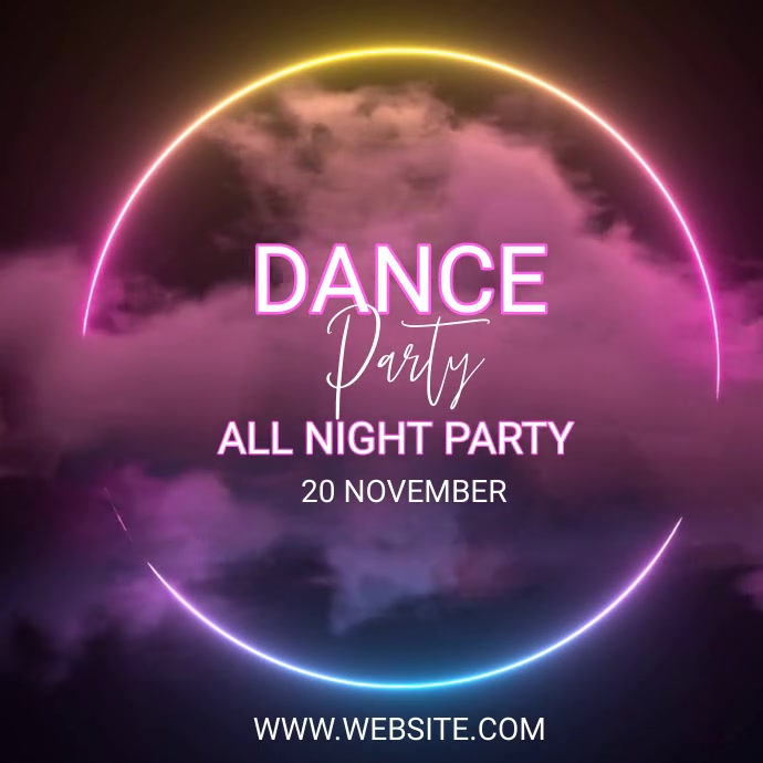 Dance party instagram post Template | PosterMyWall