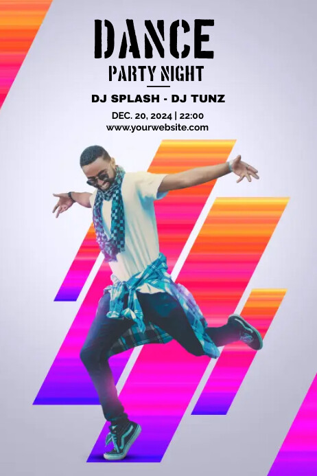 Dance Party Night Flyer Template | PosterMyWall