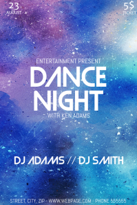 Dance party night flyer template | PosterMyWall