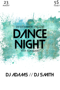 Dance party night flyer template | PosterMyWall