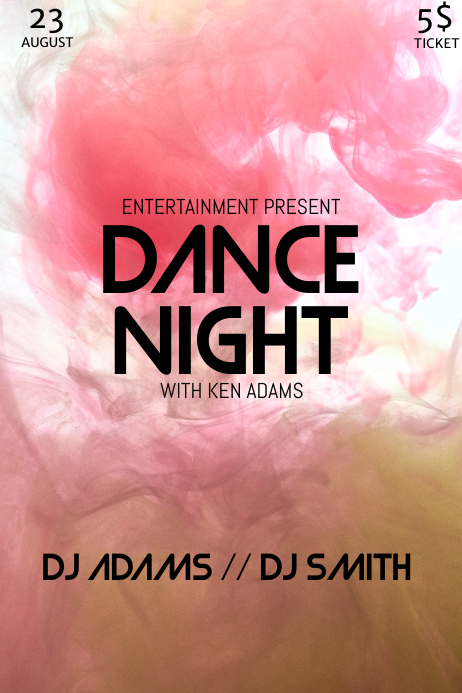 Dance party night flyer template | PosterMyWall