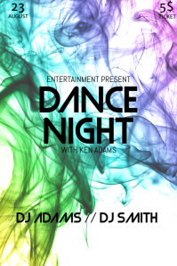 Dance party night flyer template | PosterMyWall