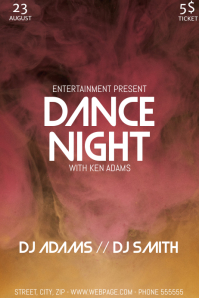 Dance party night flyer template | PosterMyWall