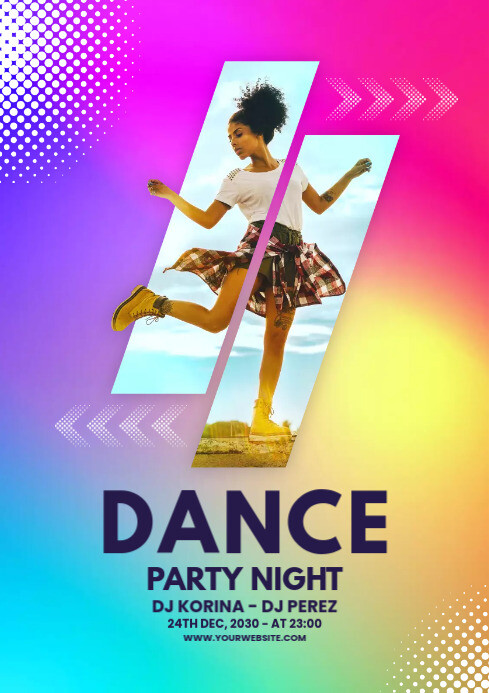 Copy of dance party night template | PosterMyWall