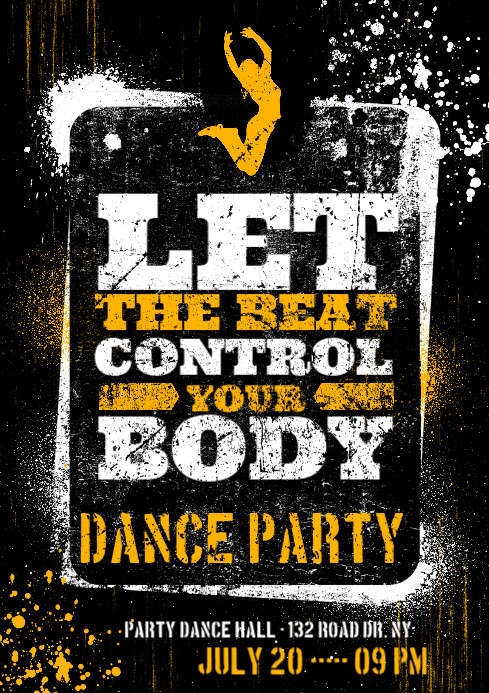 DANCE PARTY POSTER | PosterMyWall